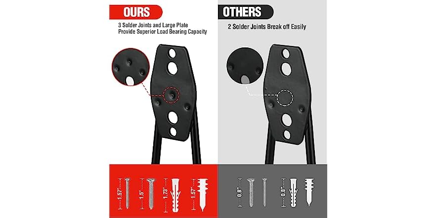 WORKPRO 12-Piece Garage Hook Set