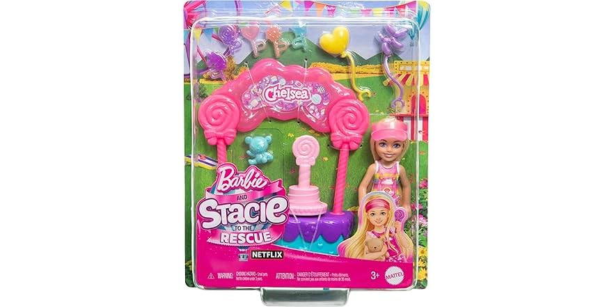 Barbie Chelsea Doll & Lollipop Stand Playset