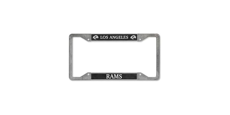NFL License Plate Frame 12" x 6"
