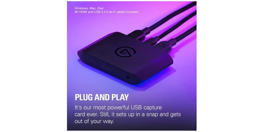 (NEW) Elgato 4K X 4K144 HDR10 External Capture Card