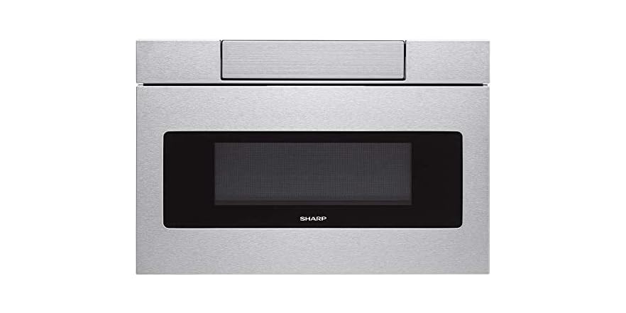 Sharp Microwave Drawer, Stainless Steel - SMD3070ASY model (Open Box)