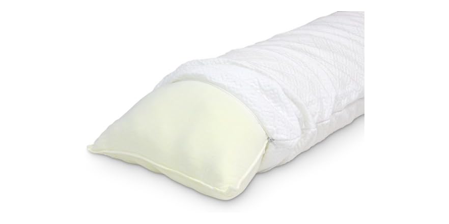 iDEAL Comfort™ Memory Foam Body Pillow White