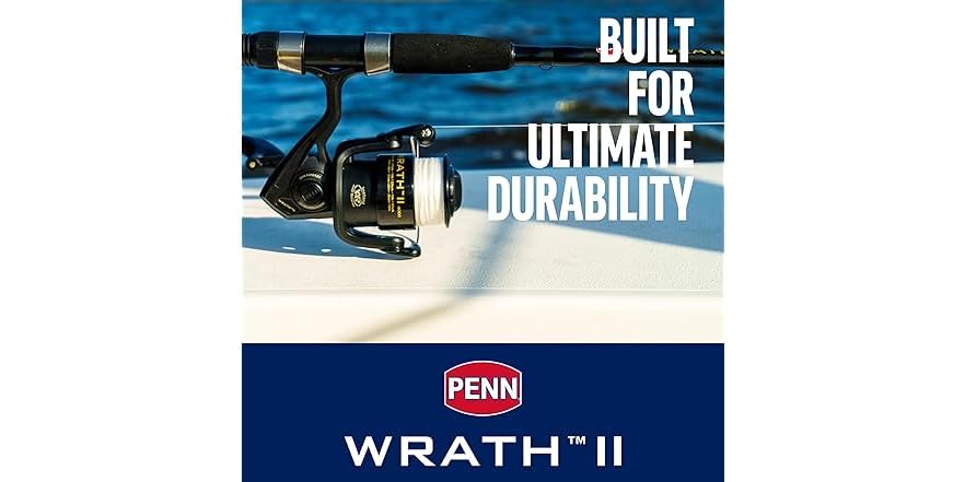 PENN 7' Wrath II Fishing Rod Spinning Reel ML