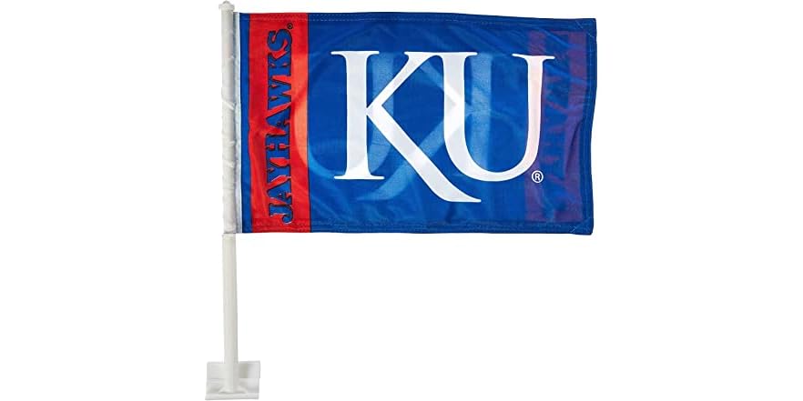 BSI PRODUCTS Kansas Jayhawks Car Flag