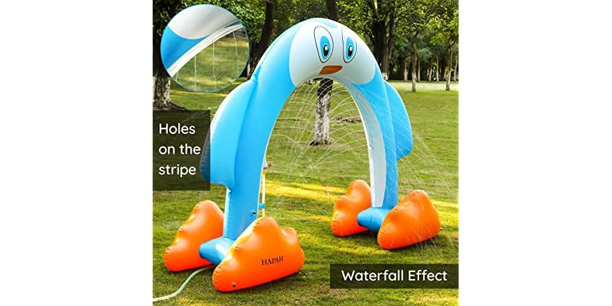 HAPAH Inflatable Arch Sprinkler Penguin