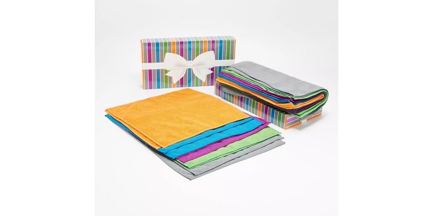 2 Campanelli Premium Microfiber Towel 10pc Set