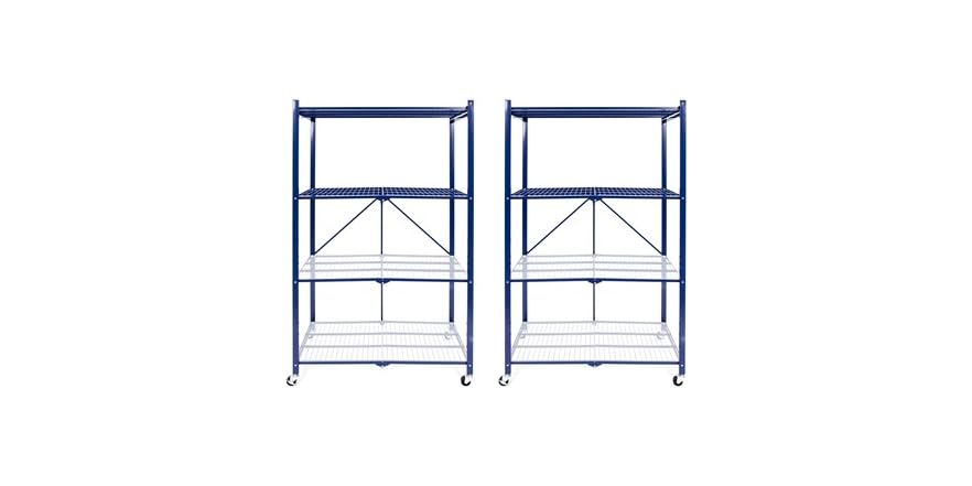 Set of Two Pop-It 4-Tier Shelves