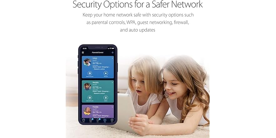 ASUS AC1750 WiFi Router (RT-ACRH18) - Du