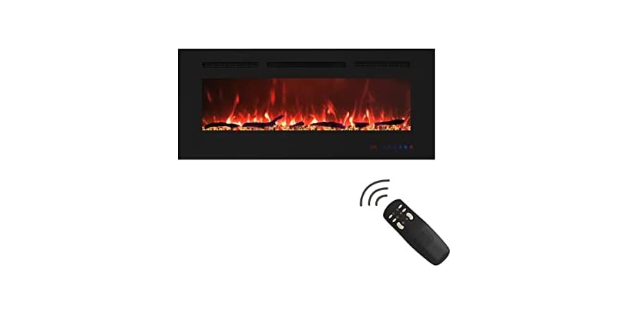 BizHomart 42 inch Electric Fireplace
