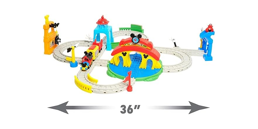 Mickey Mouse Around Town Track Set