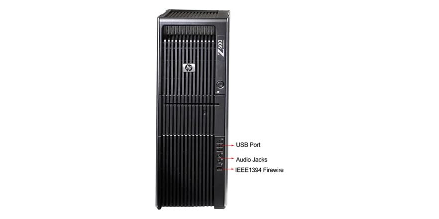 HP Z600 Dual Xeon Quad-Core Workstation