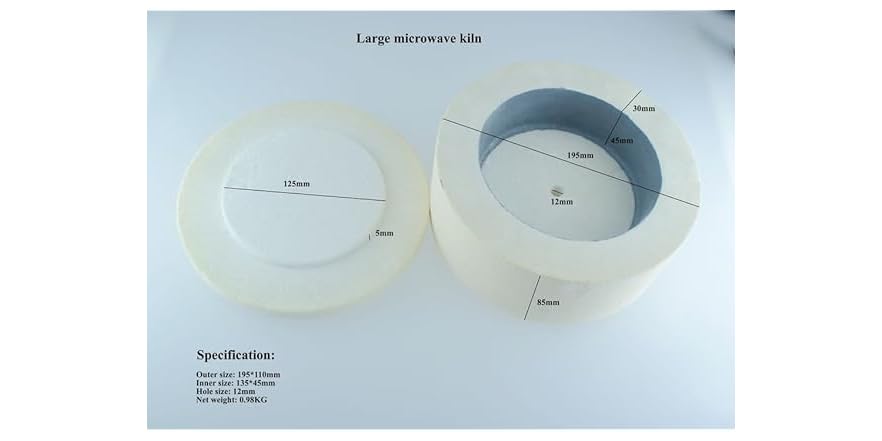 Extra Large Microwave Glass Fusing Kiln