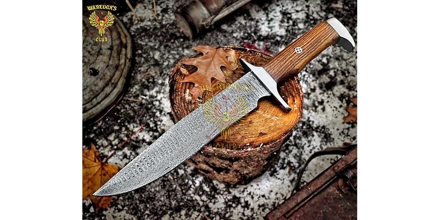 WARLOCKS CLUB Damascus Knife