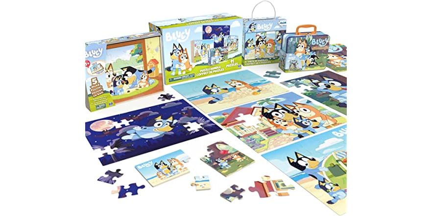 Bluey 11 Puzzle Bundle Set
