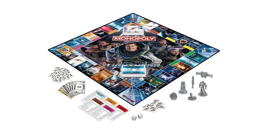 2 Pack Monopoly Lightyear Board Games