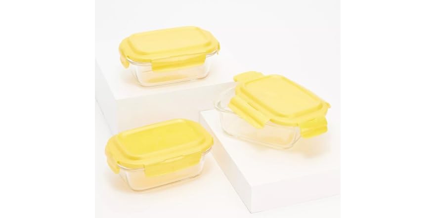 LocknLock Mini Glass Loaf Dishes w/Lids