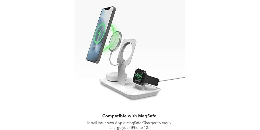 Mophie Wireless Charging Stand White (Open Box)