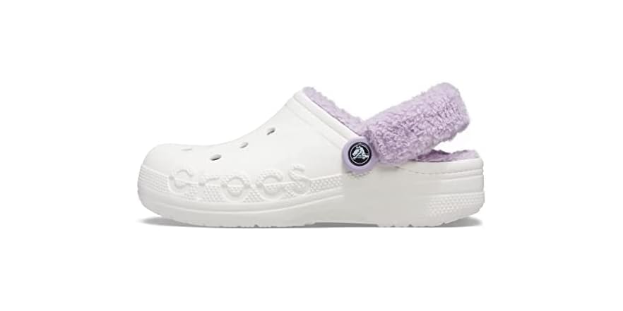 Crocs Unisex Baya Lined Fuzz Strap Clog 13 Women/11 Men