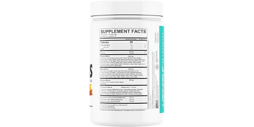 LGXNDS Complete Greens+Superfoods Powder