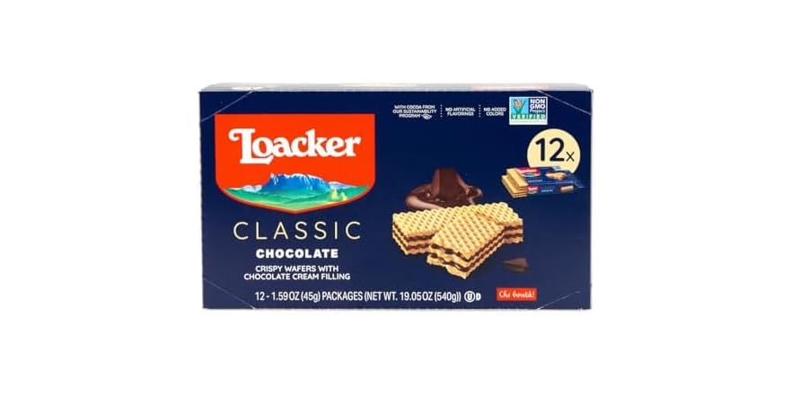 Loacker Classic Chocolate Wafers