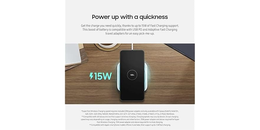 SAMSUNG 15W Wireless Charger Single