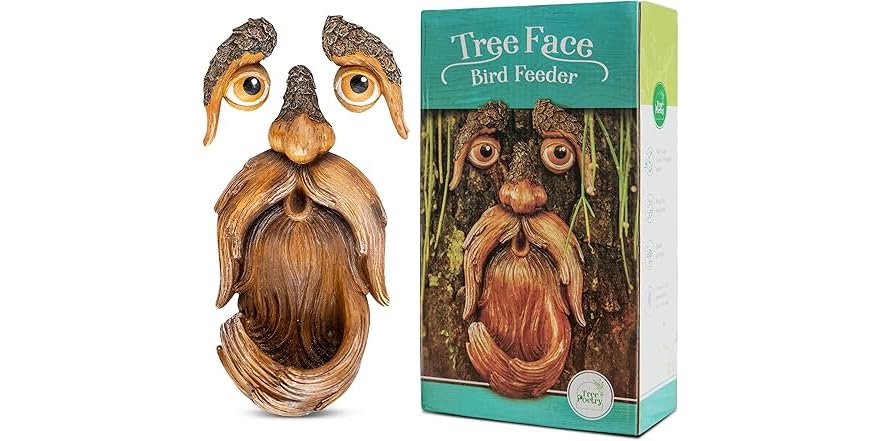 Outdoor Tree Face Décor Face