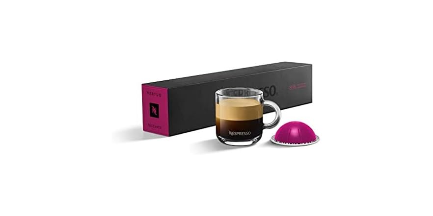 Nespresso Vertuo Coffee Pods 50 Capsules Toccanto (Berry & Winey)