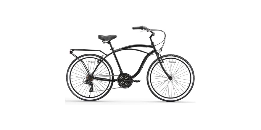 sixthreezero Around the Block Men's 21-Speed Cruiser Bicycle