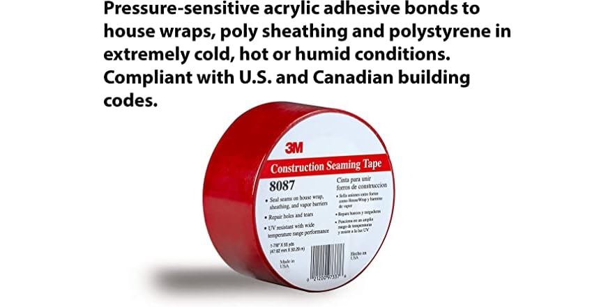 3M Construction Seaming Tape 8087CW…