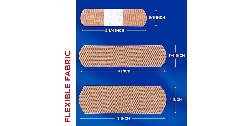 Band-Aid Fabric Flex Twin, 200ct