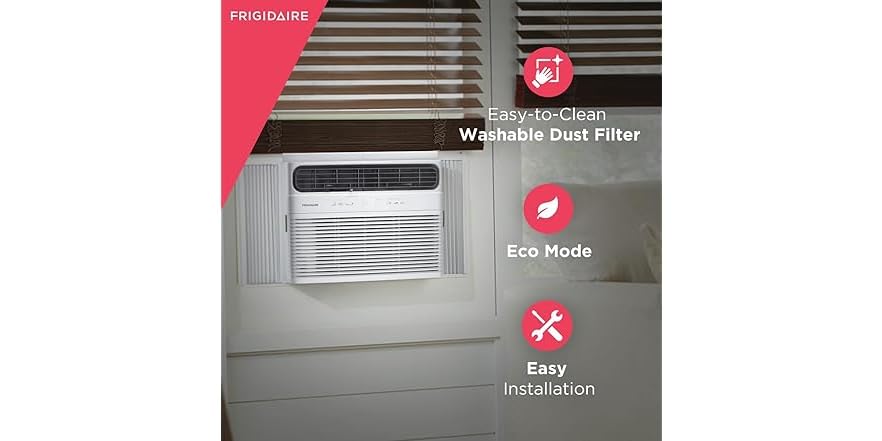 Frigidaire Window AC + Heat up to 350sqft
