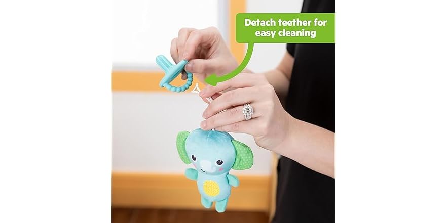 Bright Starts SootheMate Plush Elephant Teether