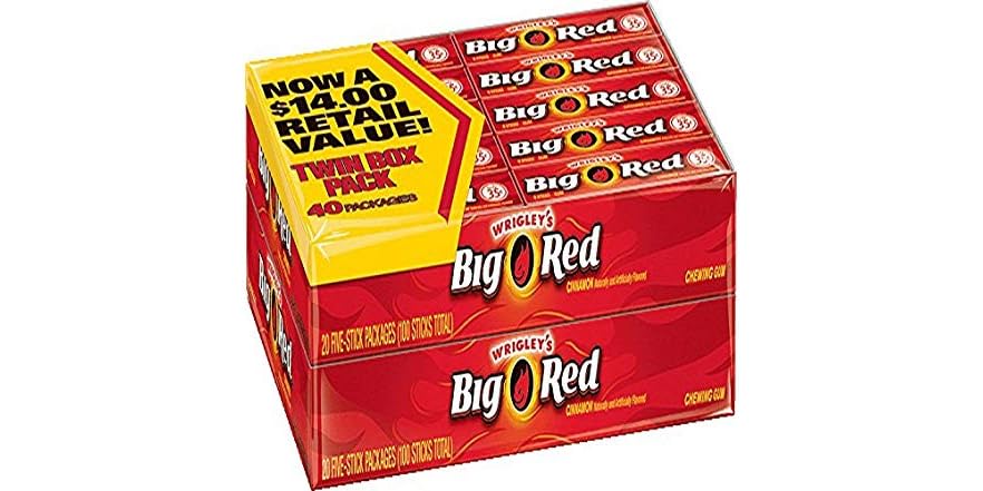 Wrigleys Big Red Chewing Gum, Cinnamon