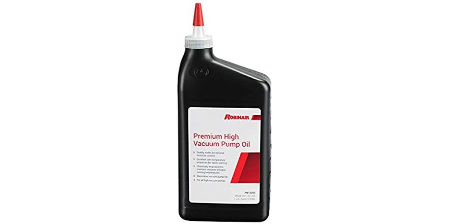 Robinair 13203 Premium High Vacuum Pump Oil 1 Quart