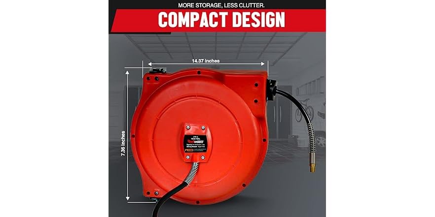 REELWORKS Retractable Air Hose Reel