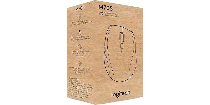 (NEW) Logitech M705 Marathon Wireless Mouse