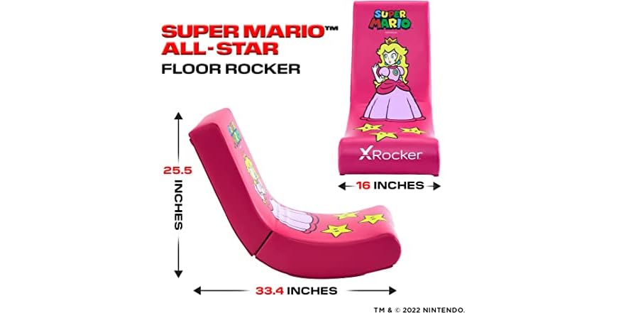 X Rocker Super Mario Nintendo Gaming Chair