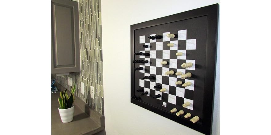 Home Magnetics Magnetic Wall Chess Set