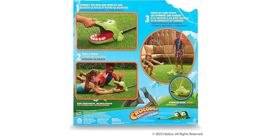 Hasbro Crocodile Dentist Splash Water Game