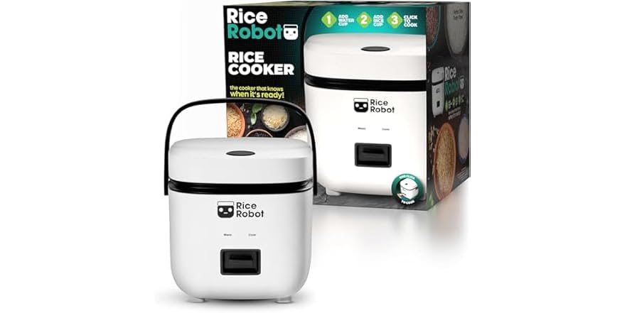 Rice Robot Personal Rice Cooker 1 Quart (Open Box)