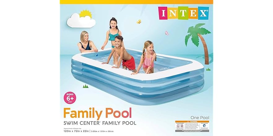 Intex INTEX 58484EP Swim Center Inflatable Family Pool: