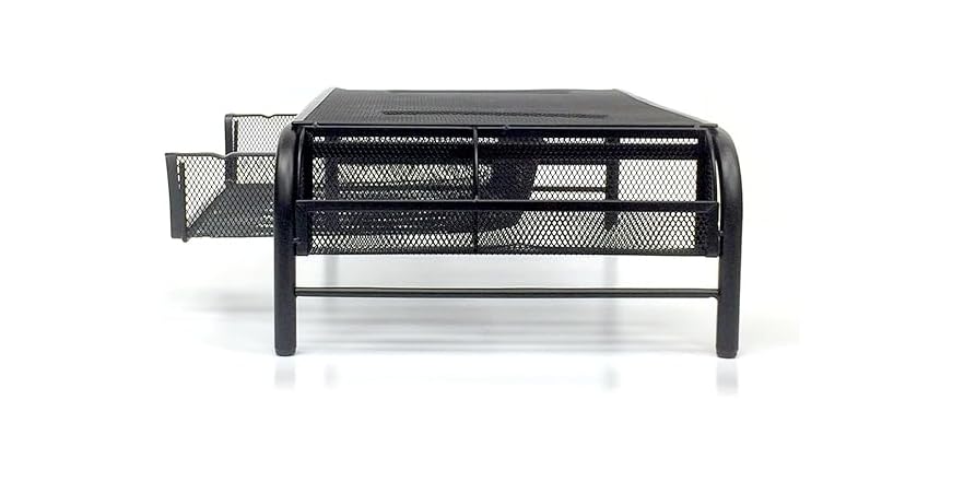 Mind Reader Metal Mesh Monitor Stand