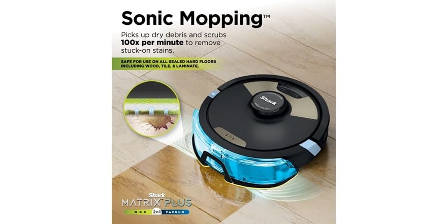 SHARK Matrix Plus Robot Vacuum & Mop (Open Box)