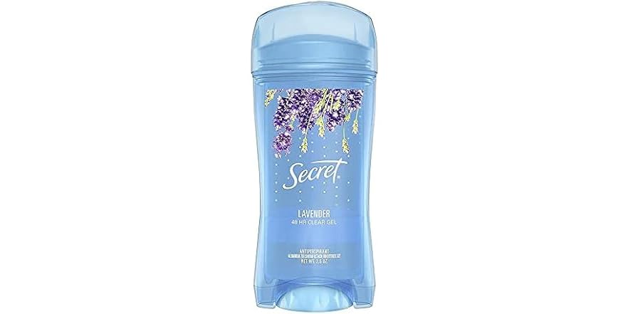 Secret Anti-Perspirant Deodorant Clear Gel Luxe Lavender 2.7 oz