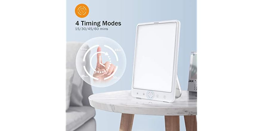 Miroco 10000 Lux Light Therapy Lamp