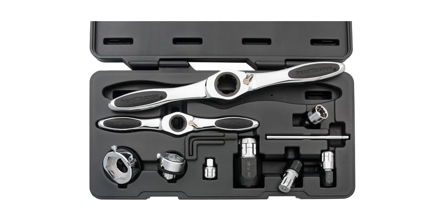 11-Piece Ratcheting Tap & Die Master Set