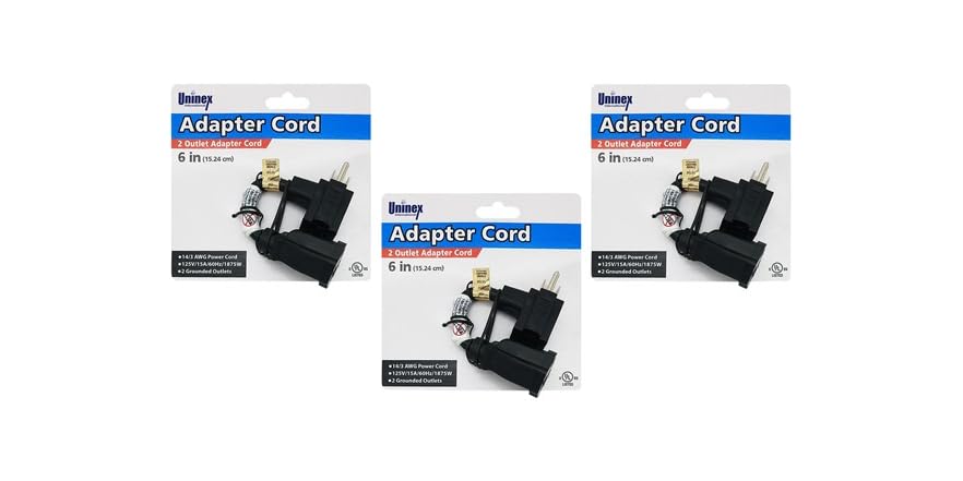 Extra Thick Heavy-Duty Passthrough Outlet (3-Pack)
