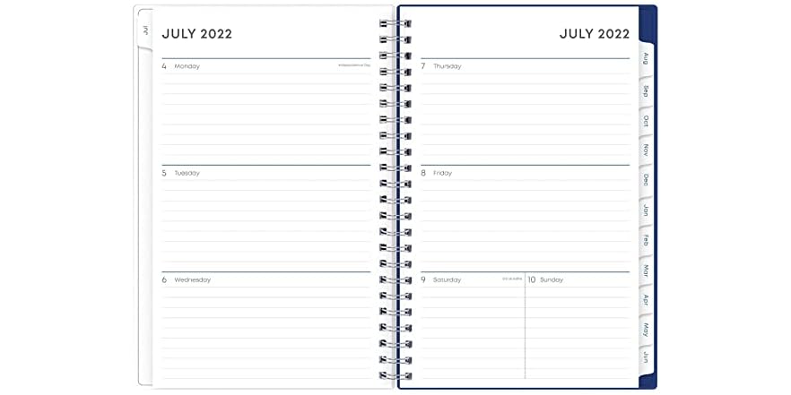 Blue Sky Academic Year Planner
