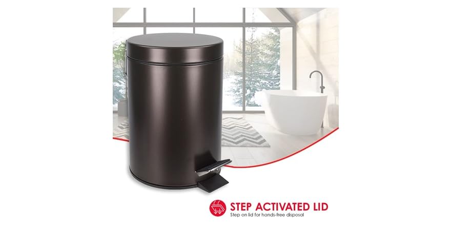 3L Bronze Waste Bin