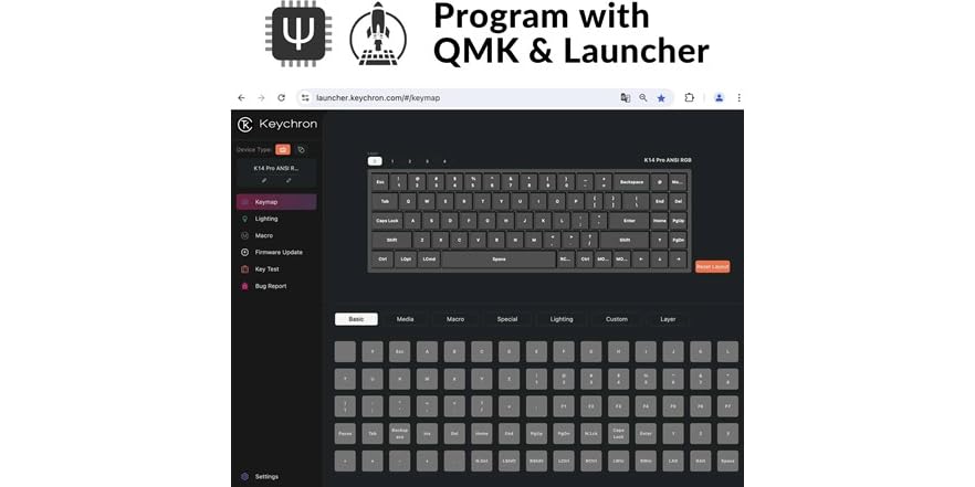 Keychron K14 Pro Wireless Mechanical Keyboard